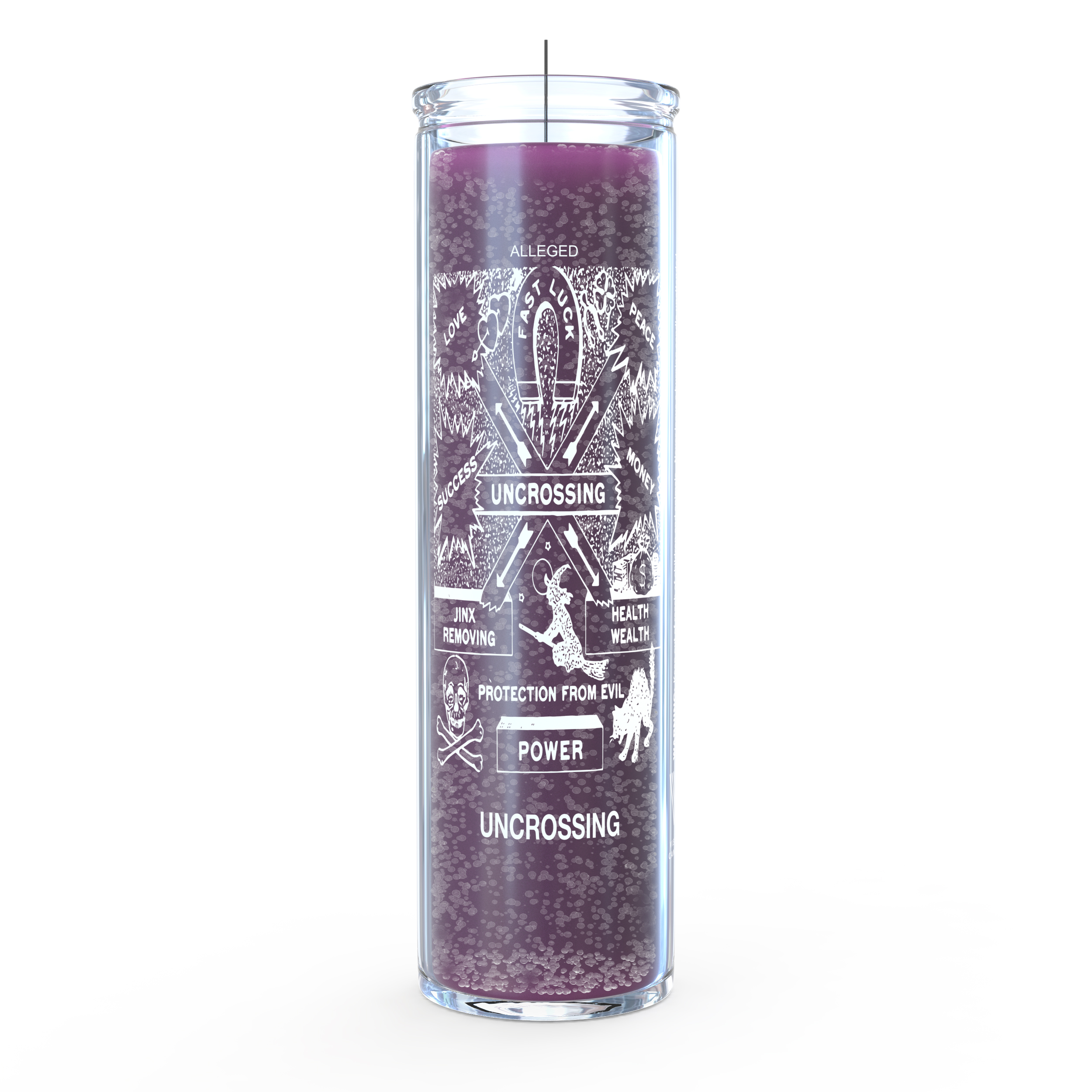Uncrossing 7 Day Candle, Purple