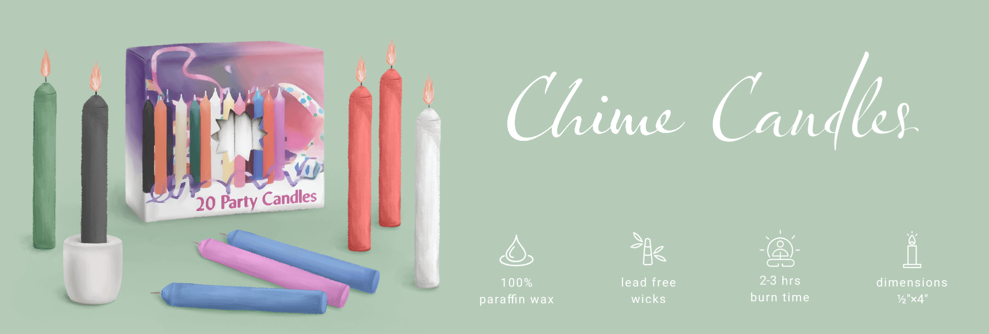 Chime Candles | Atlanta Candles & Incense