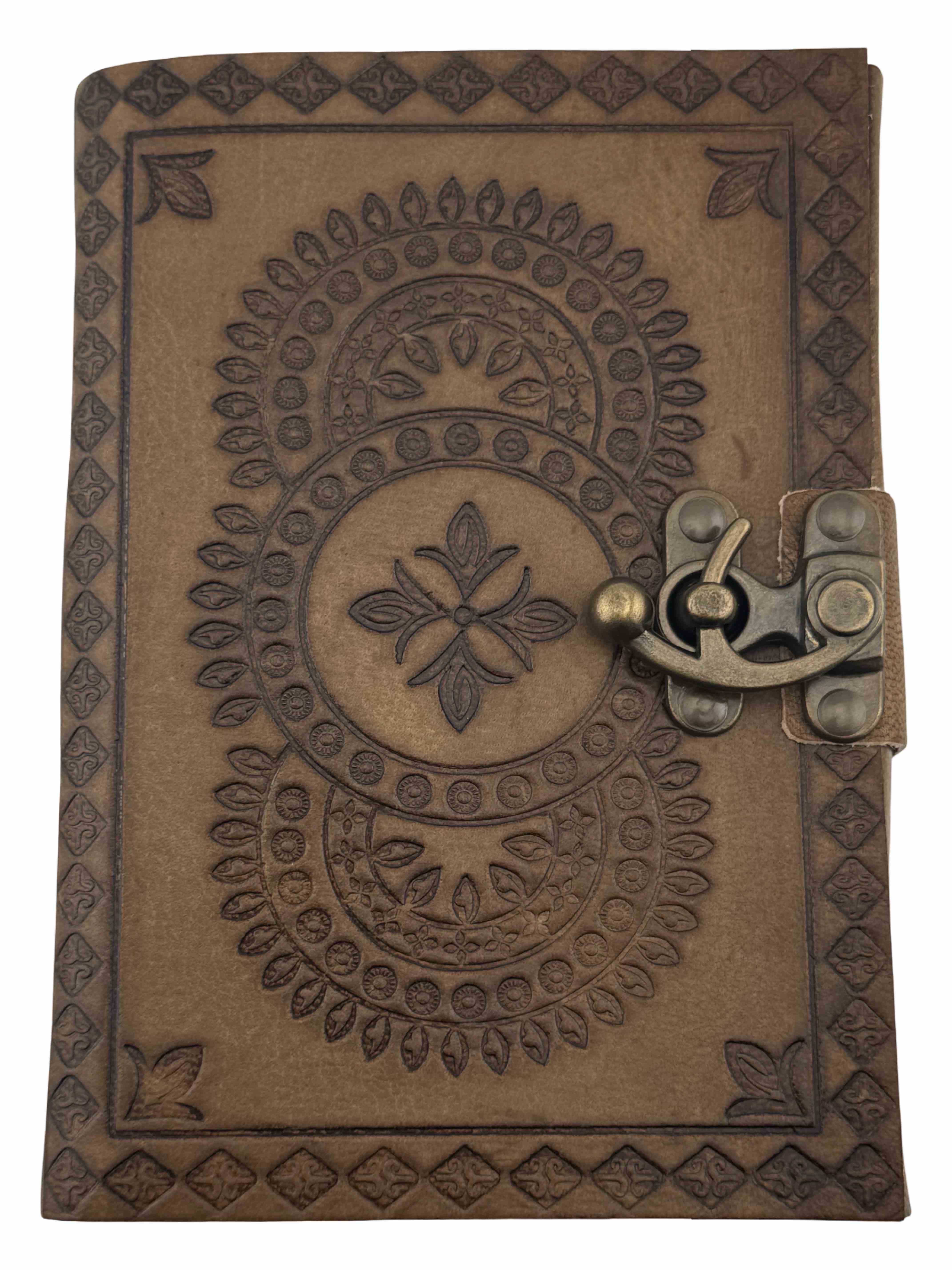 Atlanta Candles & Incense: Leather Journal - Mandala 5x7
