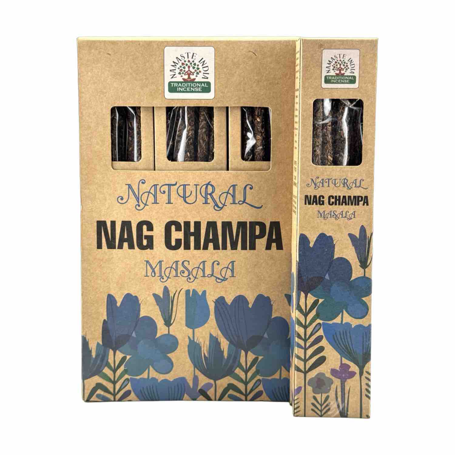 Natural Nag Champa Incense Sticks, Namaste India - 30 Gram (12 Boxes of ...