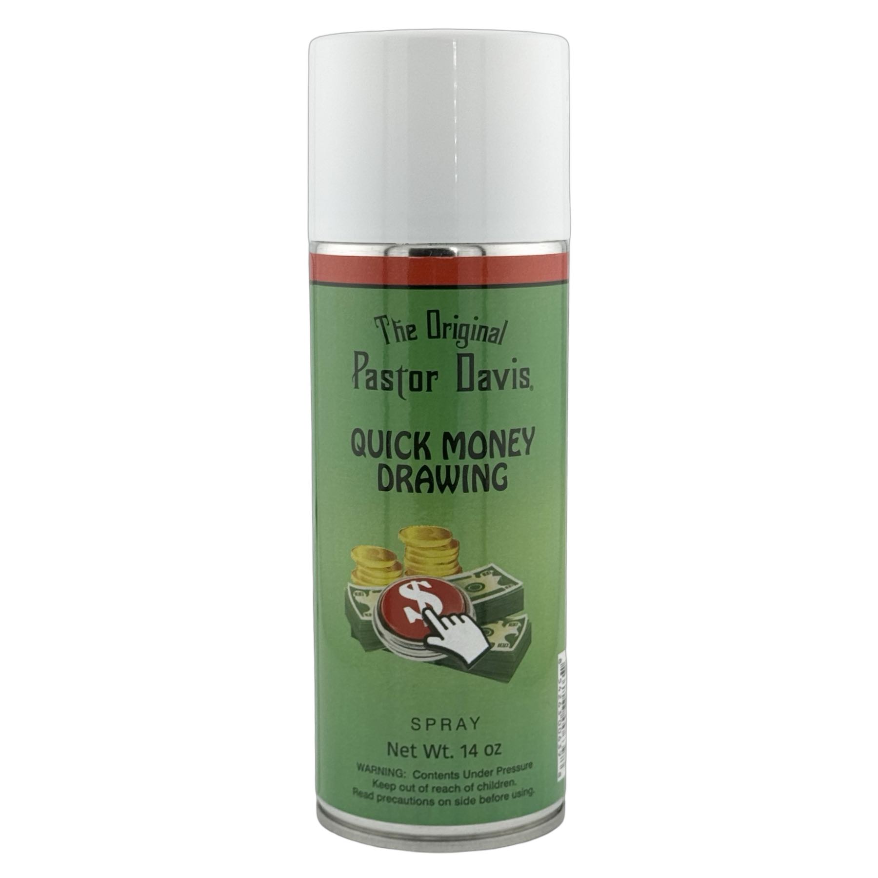 Quick Money Drawing Spray 14oz, The Original Pastor Davis
