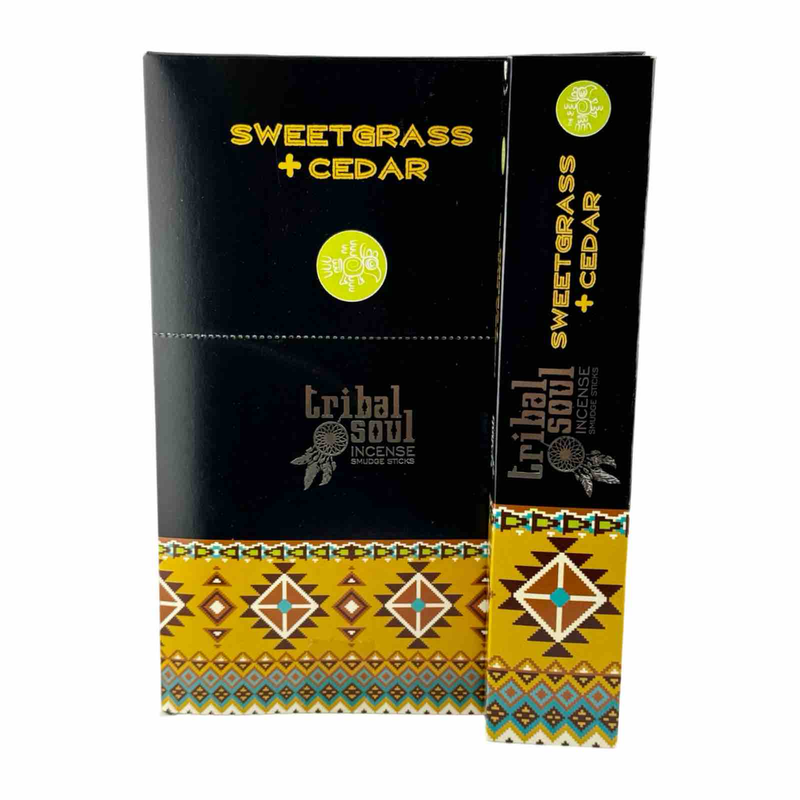 Tribal Soul Sweetgrass & Cedar Incense Sticks 15 Gram, Hari Darshan (12 ...