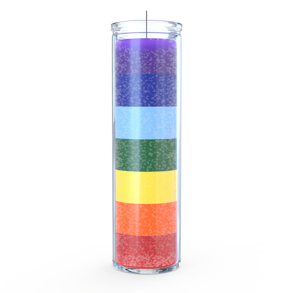 7 Color Chakra Sequence 7 Day Candle