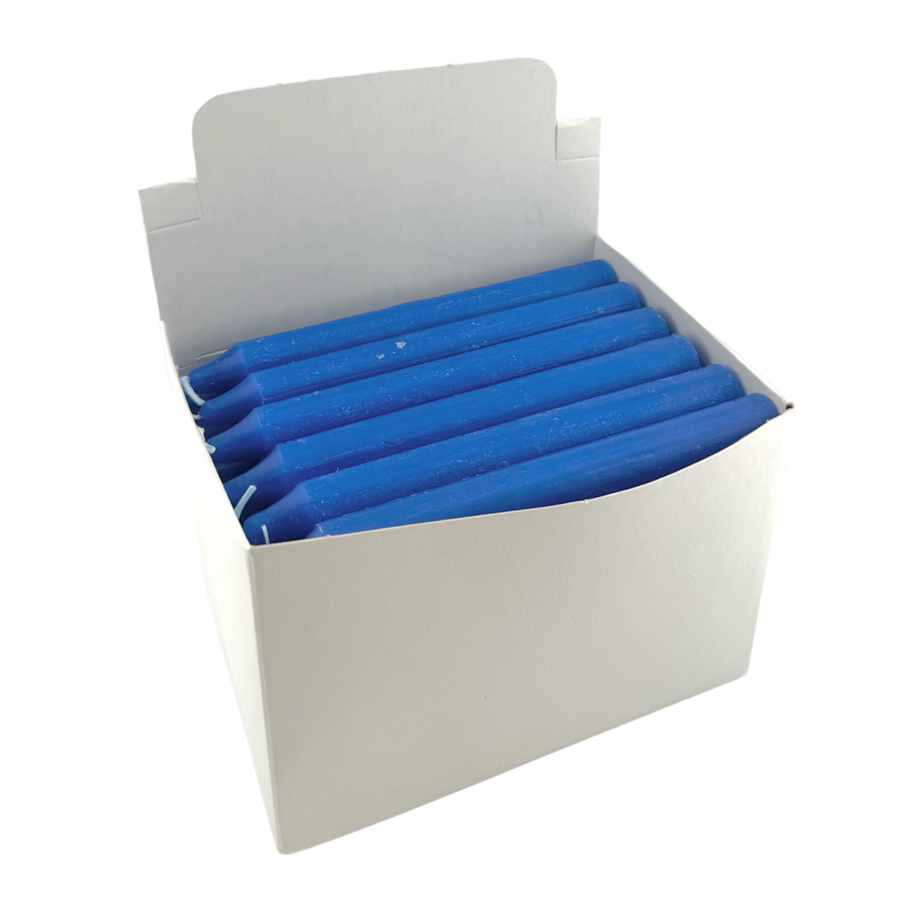 Blue Generic Household Candles - Display Box of 36