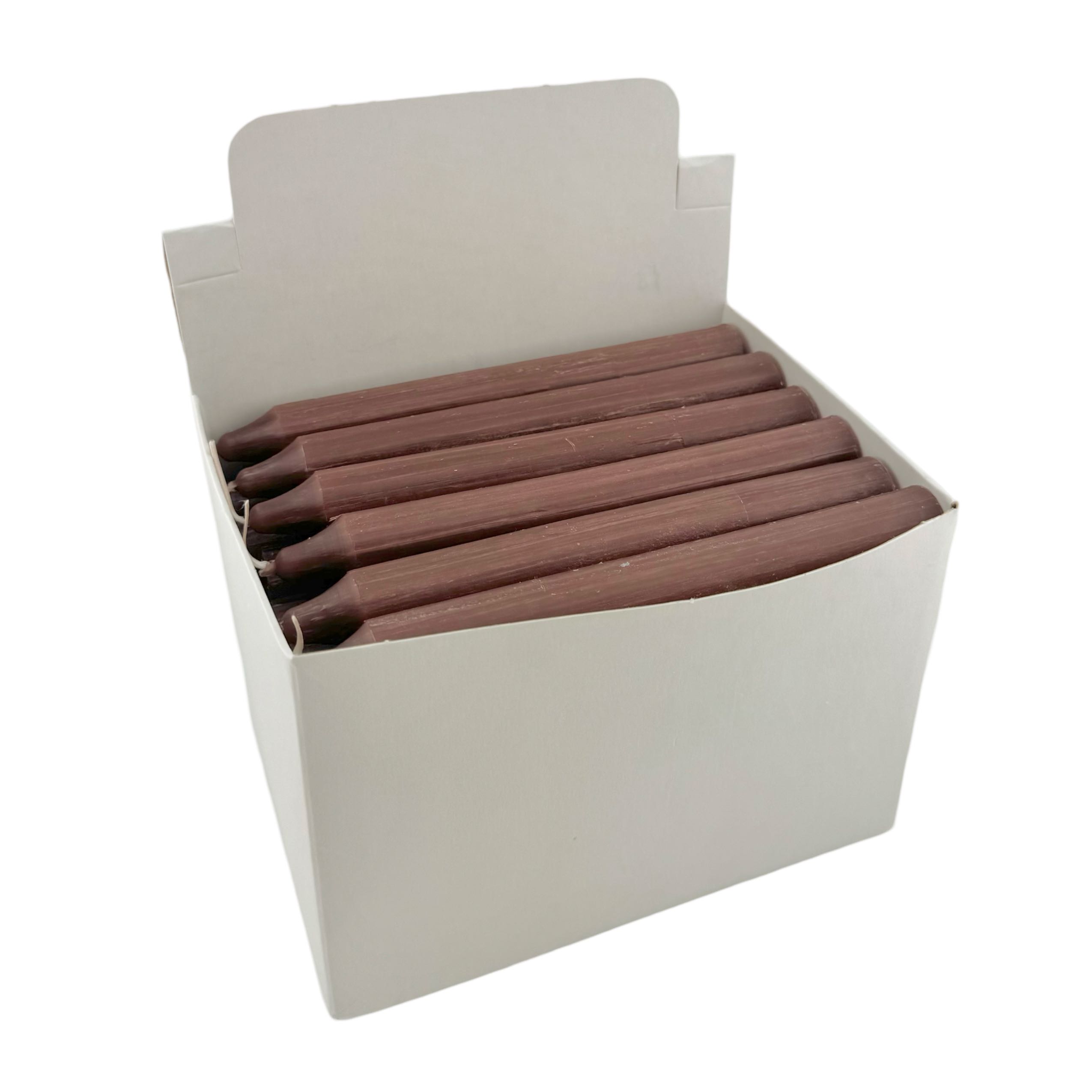 Brown Generic Household Candles - Display Box of 36