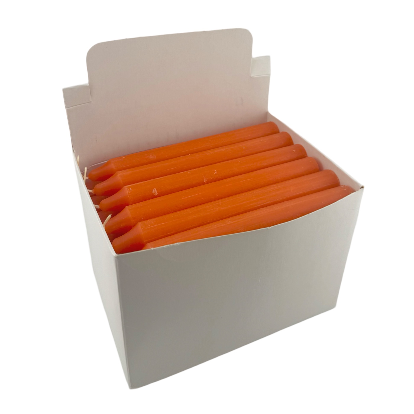Orange Generic Household Candles - Display Box of 36