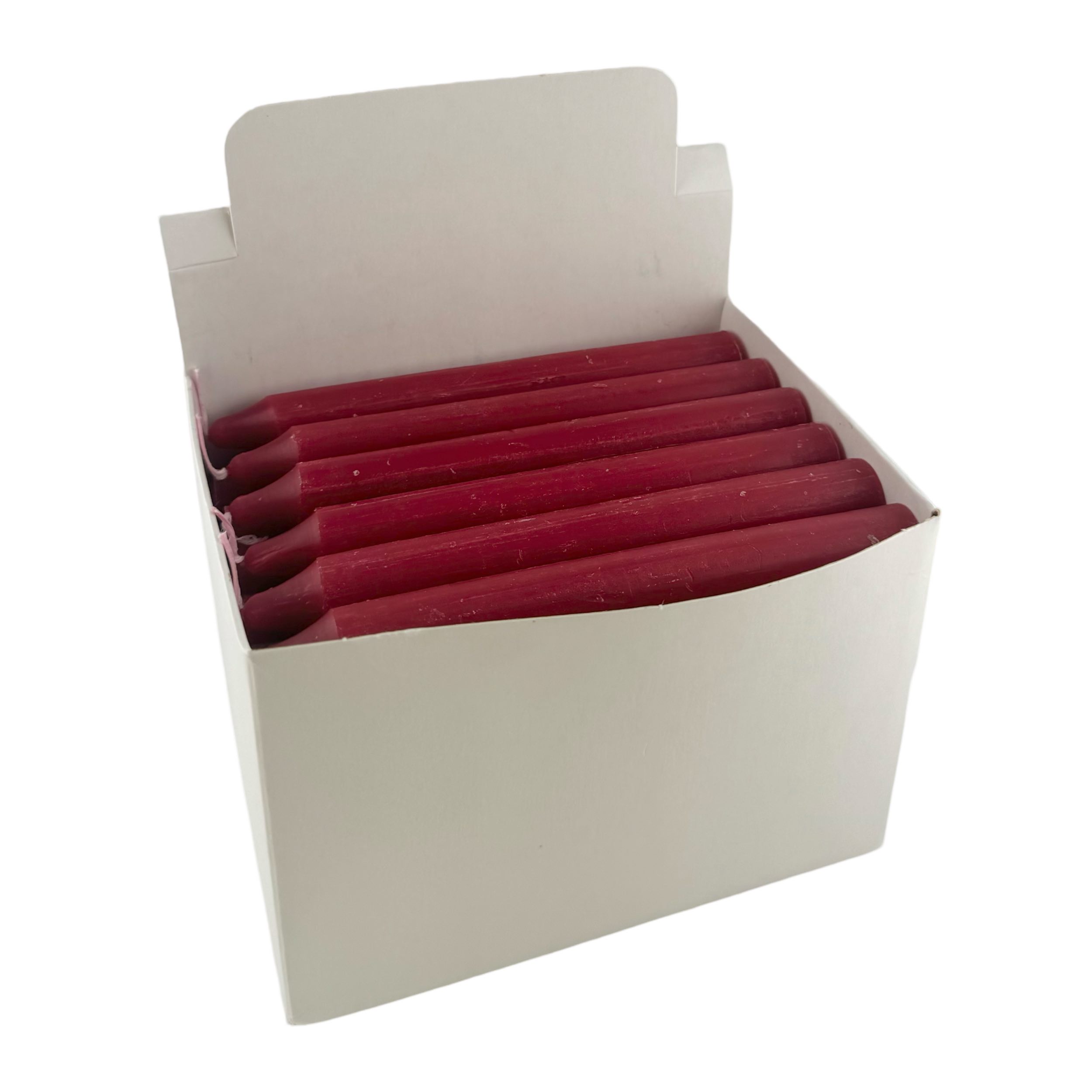 Red Generic Household Candles - Display Box of 36
