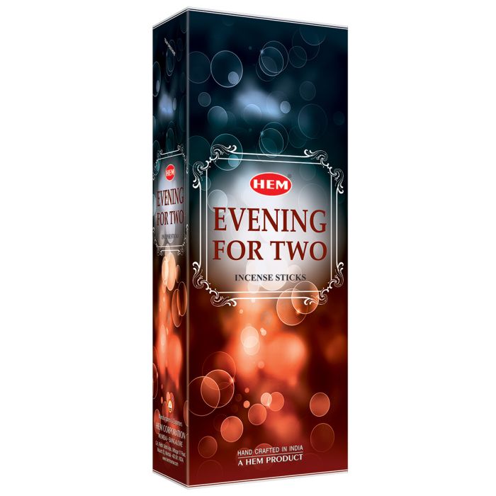 Evening For Two Incense Sticks, Hex Pack - 6 Boxes of 20 Sticks (120 ...