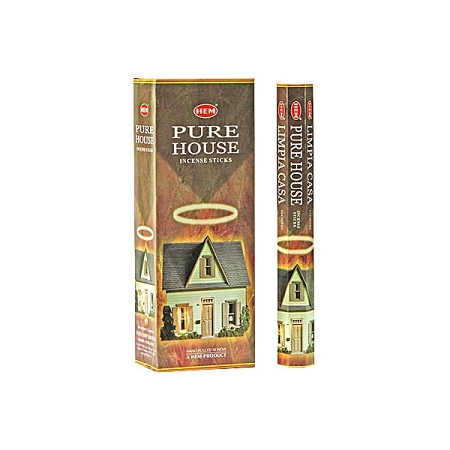 Pure House Incense Sticks, Hex Pack - 6 Boxes of 20 Sticks (120 Sticks)