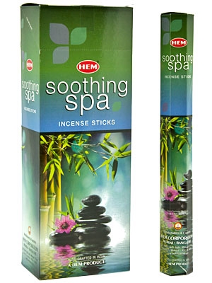 Soothing Spa Incense Sticks, Hex Pack - 6 Boxes of 20 Sticks (120 Sticks)
