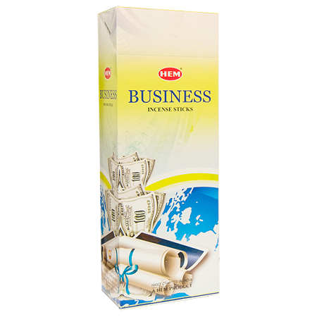 Business Incense Sticks, Hex Pack - 6 Boxes of 20 Sticks (120 Sticks)