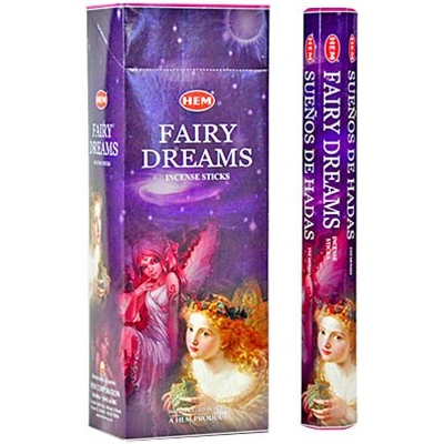 Fairy Dreams Incense Sticks, Hex Pack - 6 Boxes of 20 Sticks (120 Sticks)