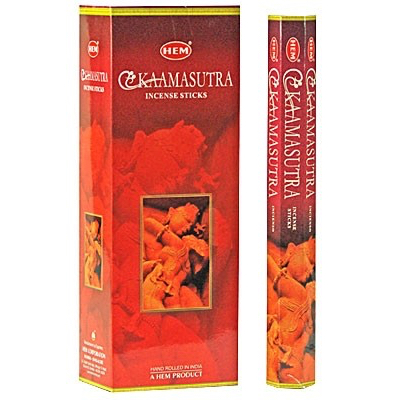 Kamasutra Incense Sticks, Hex Pack - 6 Boxes of 20 Sticks (120 Sticks)