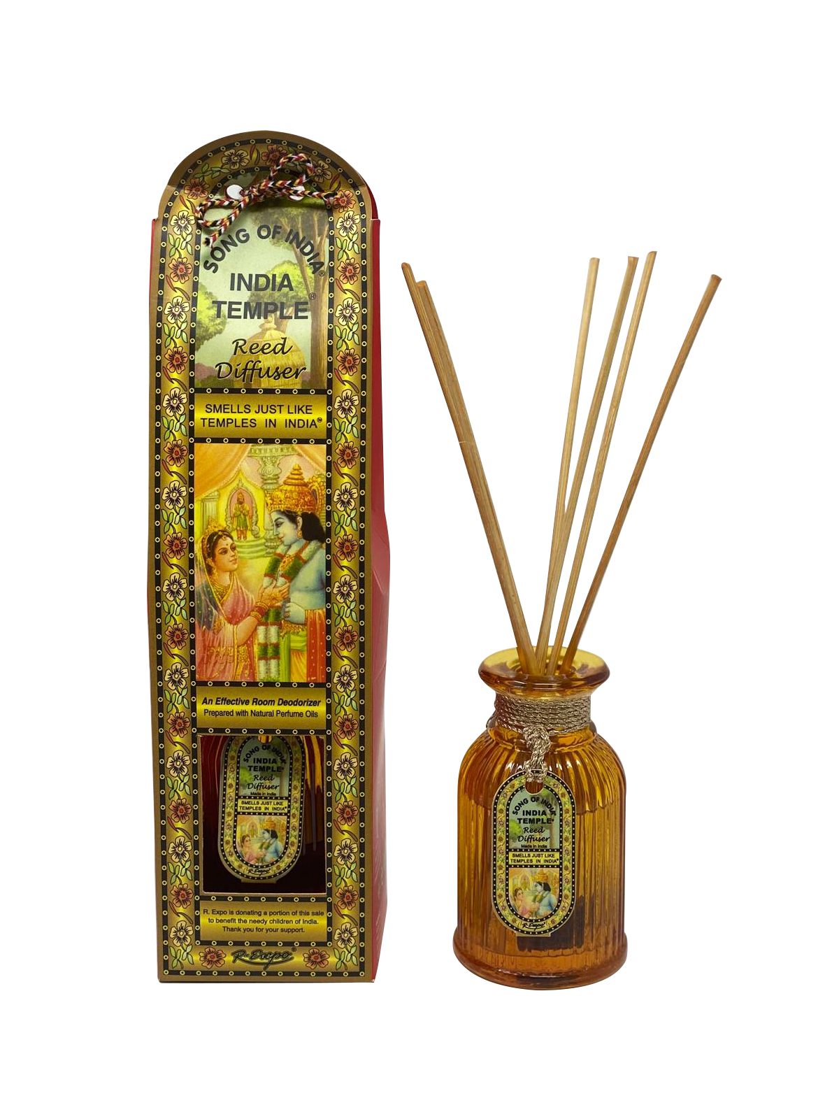 Song Of India - India Temple Reed Diffuser, Each