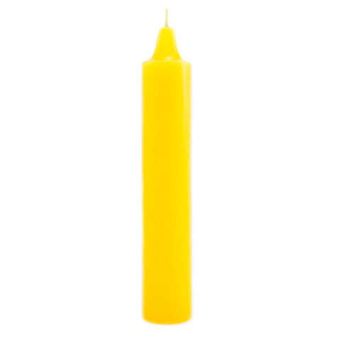 Yellow Jumbo Candle, Each