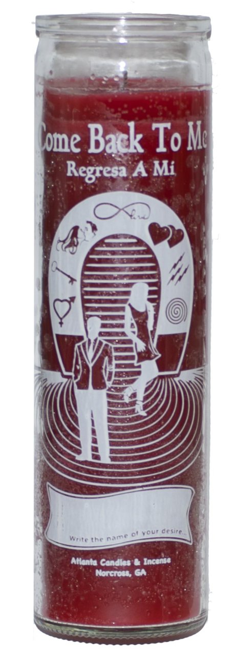 Come Back to Me 7 Day Candle, Red