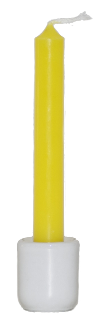 Yellow Chime Candle, Box/20