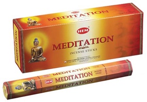 Meditation Incense Sticks, Hex Pack - 6 Boxes of 20 Sticks (120 Sticks)