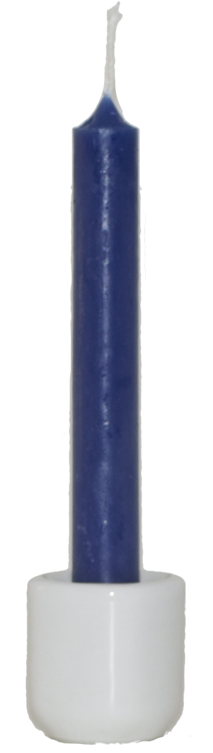 Dark Blue Chime Candle, Box/20