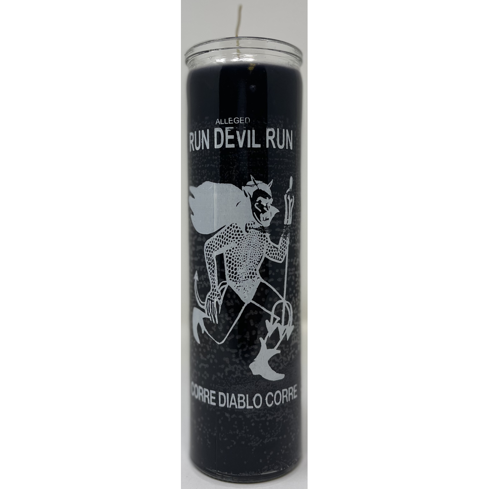 Run Devil Run 7 Day Candle, Black
