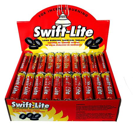 Swift Lite Charcoal Small Display Box .33mm, 60 Sleeves (600 Tablets Each)