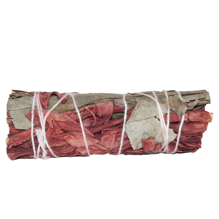 White Sage, Dragon's Blood & Eucalyptus Smudge Stick - 4"