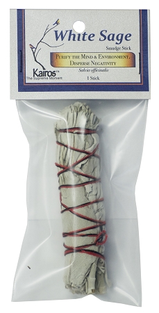 White Sage Smudge Stick - Mini 4", Packaged (Priced Each, Sold in ...
