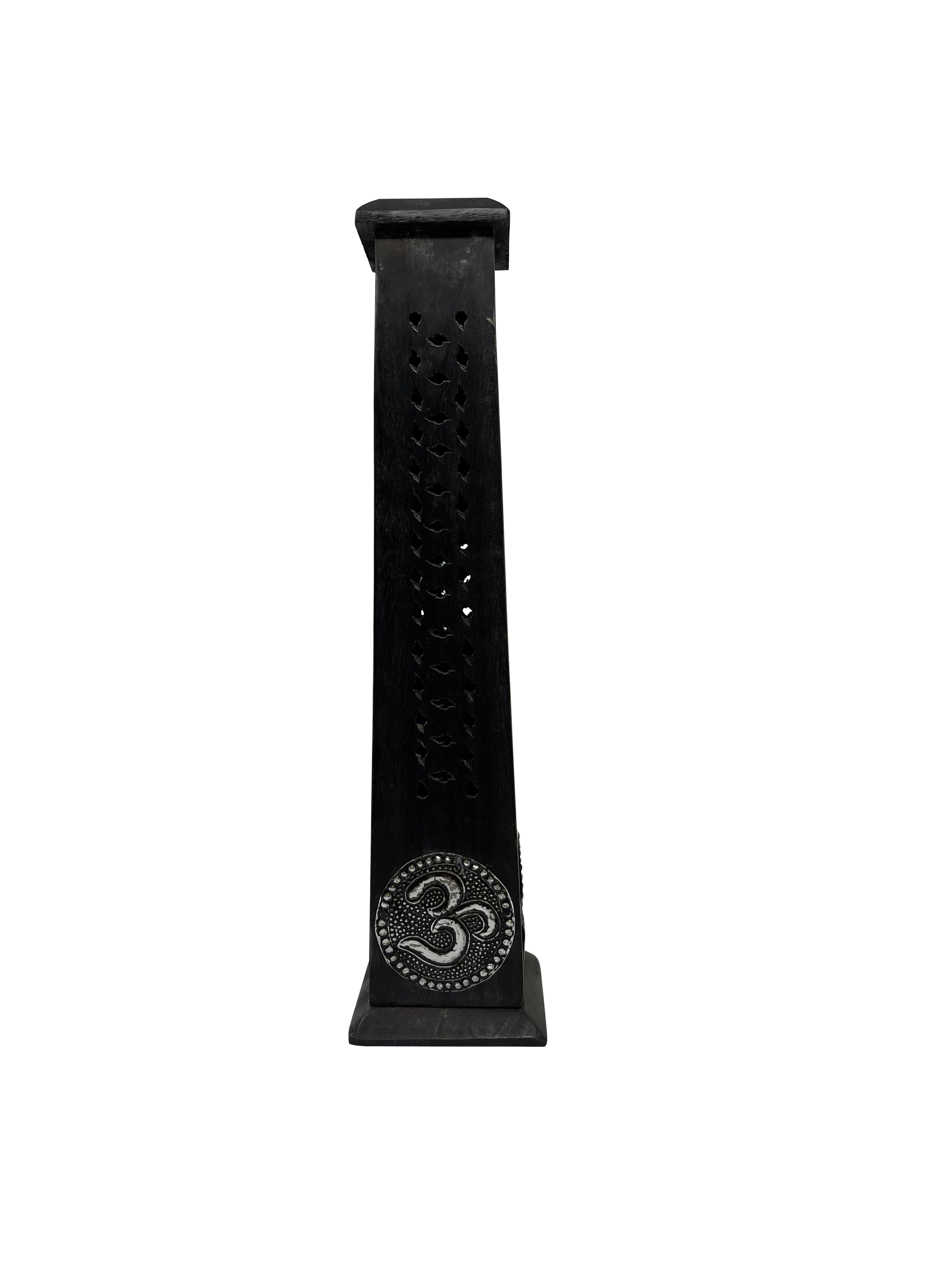 Wood Incense Tower - Black, Each
