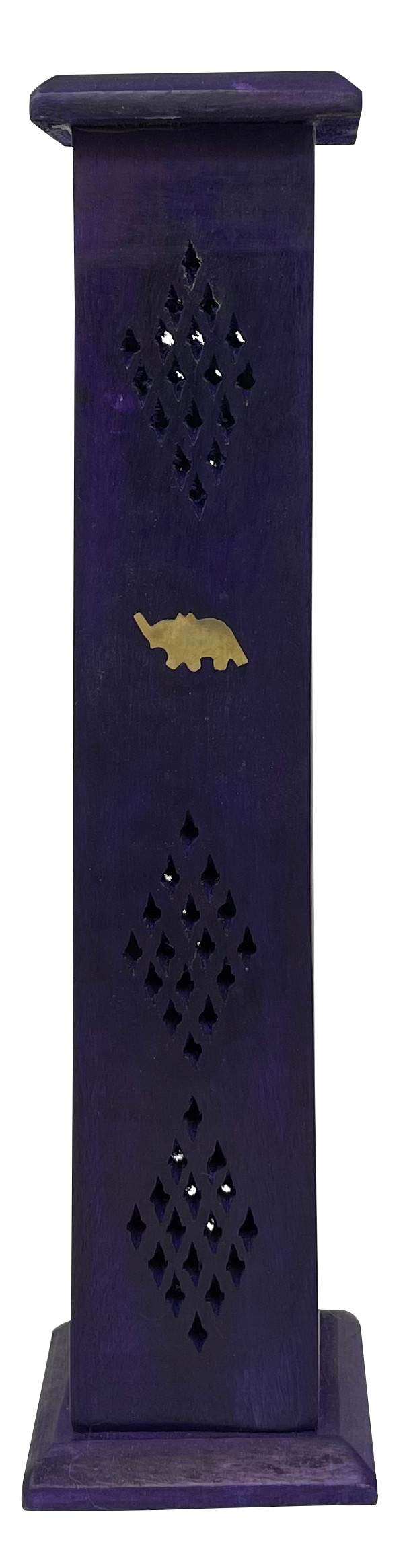 Wood Incense Tower - Purple, Each